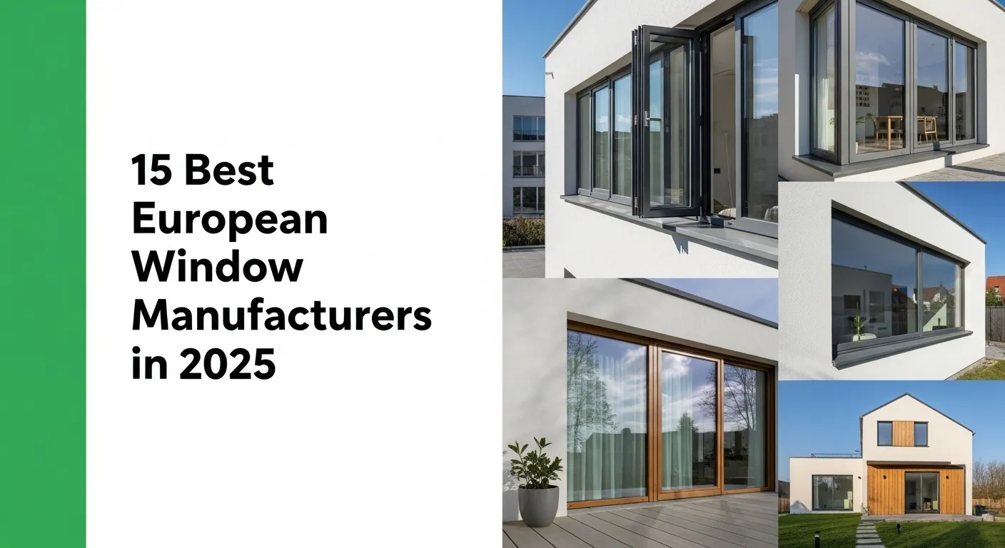 15 Best European Window Manufacturers in 2025 - Hotian